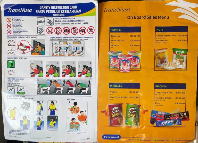 Review: TransNusa A320neo Economy (CGK-DPS) - JakartaPotato